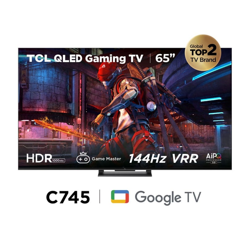 Televisor TCL 65" QLED 144HZ 65C745 | Sodimac Falabella