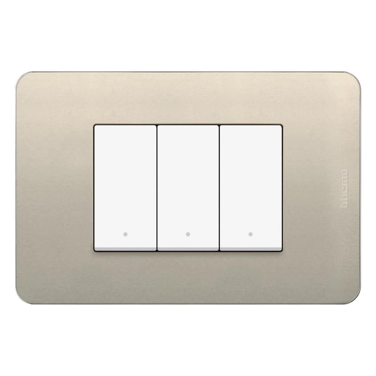 Interruptor Triple Matix GO Perla | Sodimac Falabella