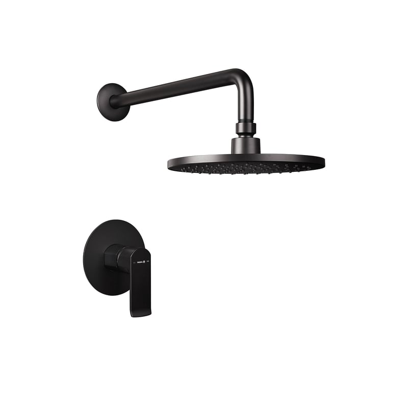 Ducha Mezcladora Monomando Cambria Negro | Sodimac Falabella