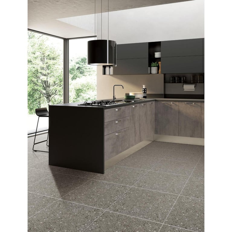 Gres Porcelanico Gris Rustico 60x60cm 1.44m2 Terracan | Sodimac Falabella