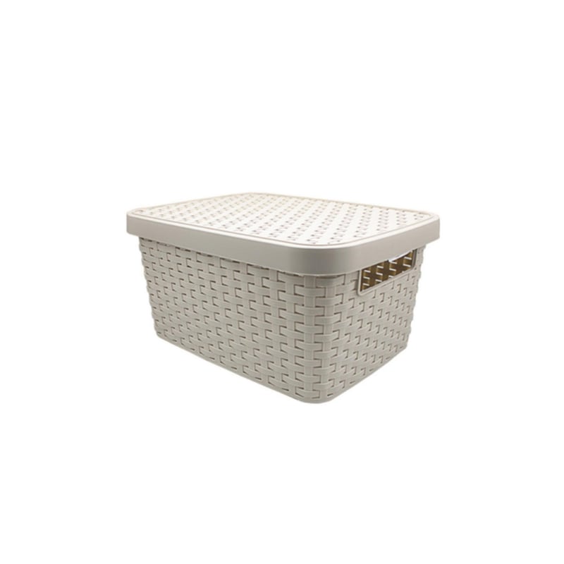 Cesto Rattan con Tapa N1 4.5lt | Sodimac Falabella