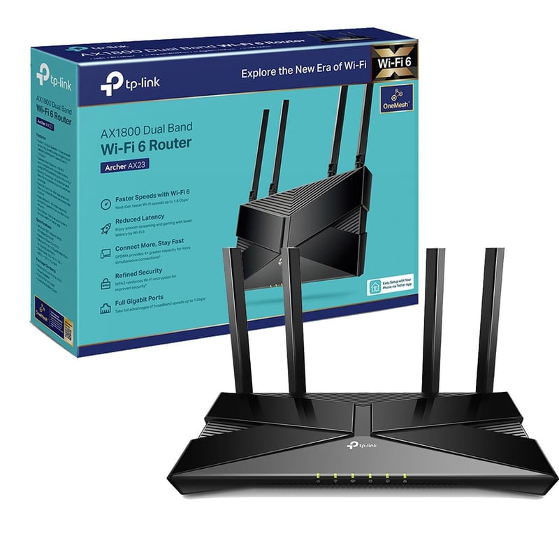 Archer AX23 Wi-Fi 6 Router Dual Band AX1800 | Sodimac Falabella