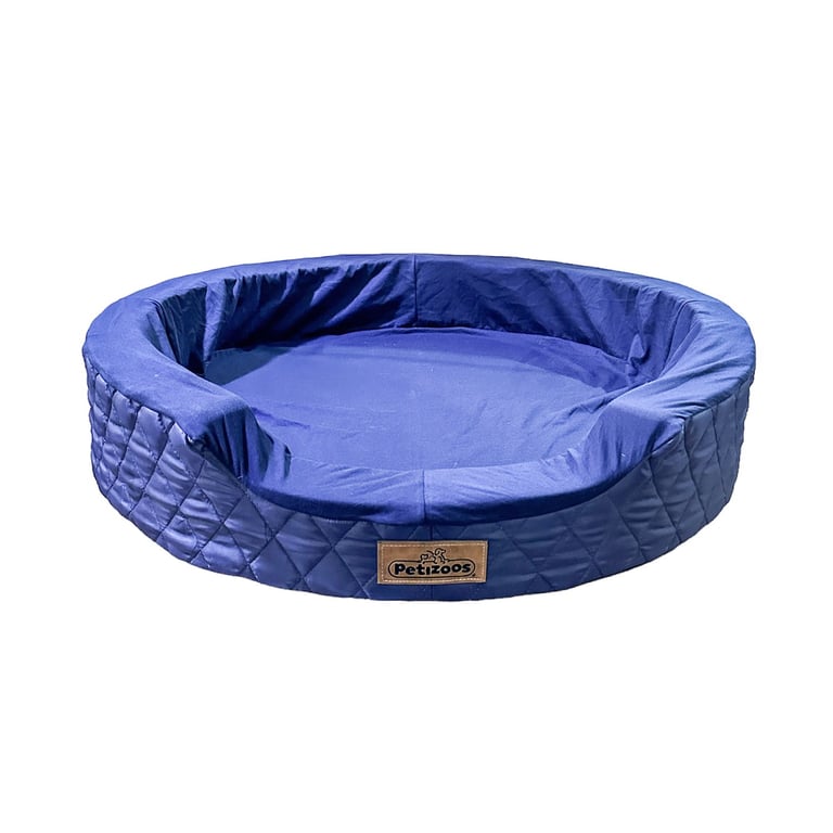 Cama para Perro Razas Pequeña y Mediana Petizoos Algodón Azul | Sodimac ...