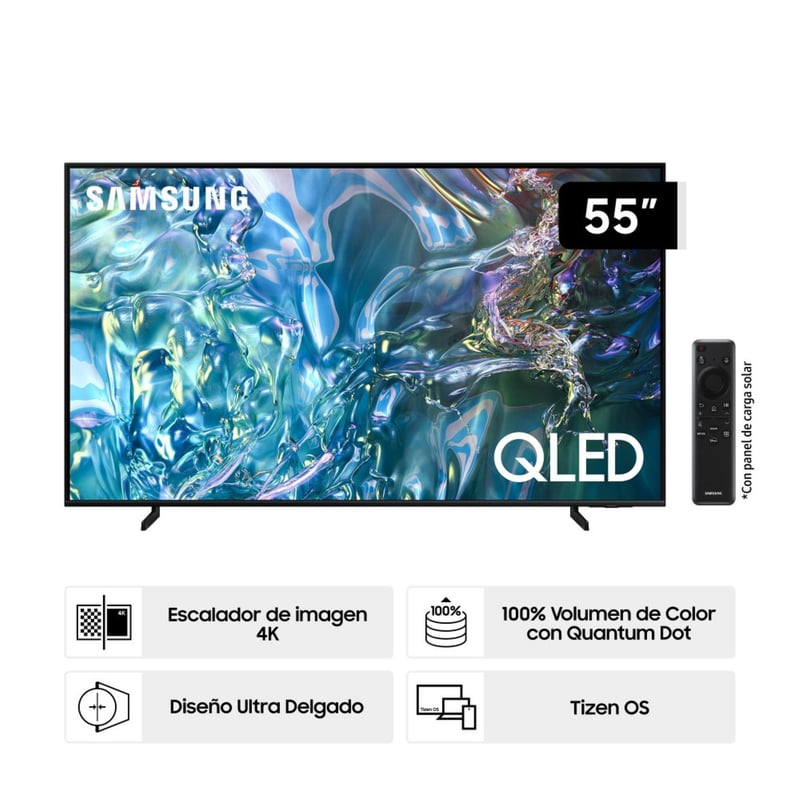 Televisor Samsung 55" QLED 4K Q60 Tizen Black | Sodimac Falabella