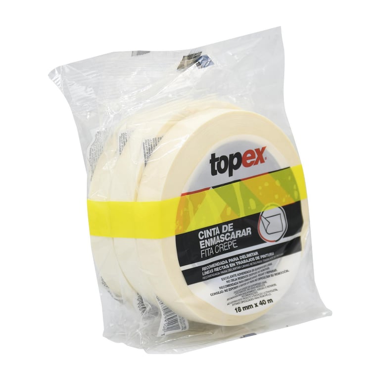 Masking Tape Topex 18mmx40m Pack x3 | Sodimac Falabella