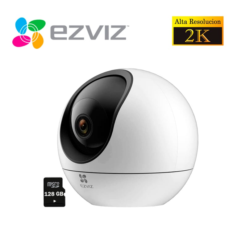 Cámara Seguridad Ezviz C6 4Mp 2K Wi-Fi Interior Starlight Microsd 128Gb | Sodimac Falabella