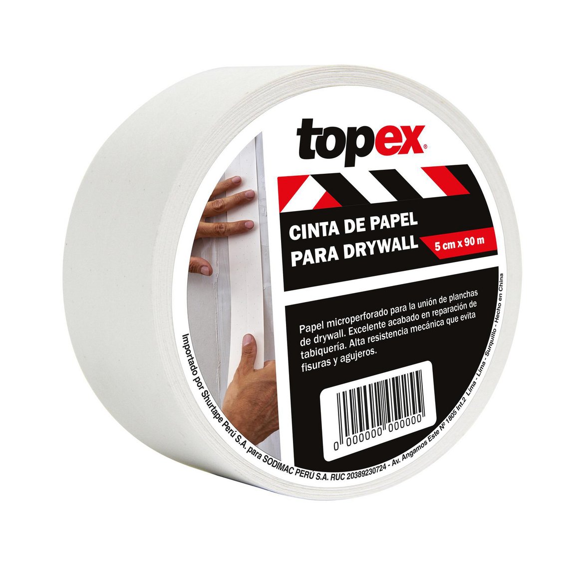 Cinta para Drywall de Papel Drywall Topex 2 X 90m | Sodimac Falabella