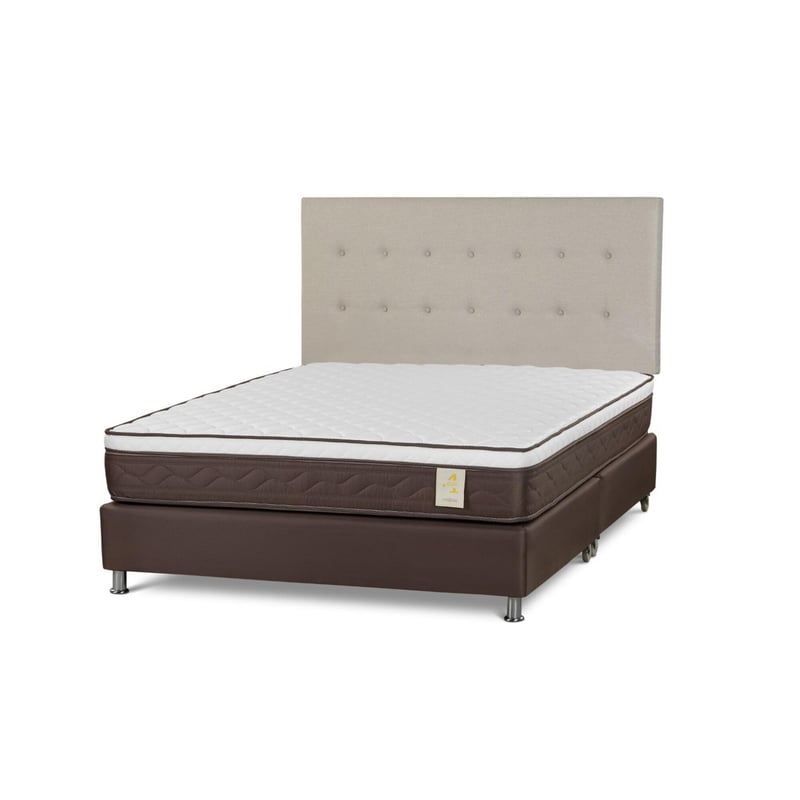 Box Tarima New Style 4 Plus Queen + Cabecera West | Sodimac Falabella