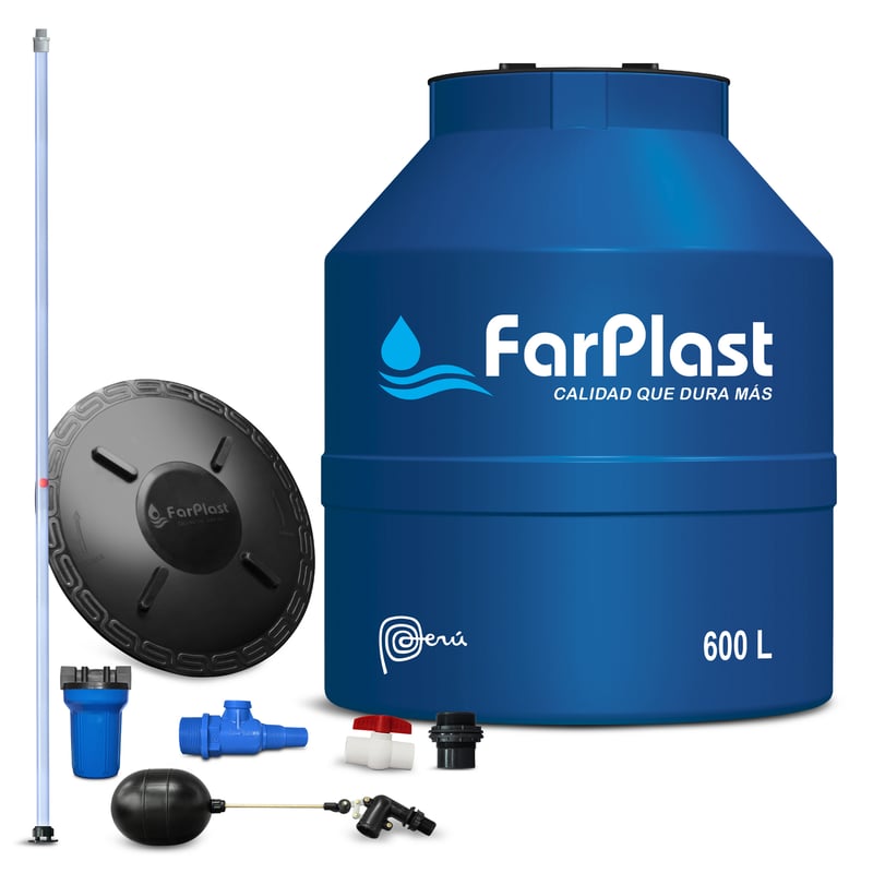 Tanque de agua Azul FARPLAST 600 L | Sodimac Falabella