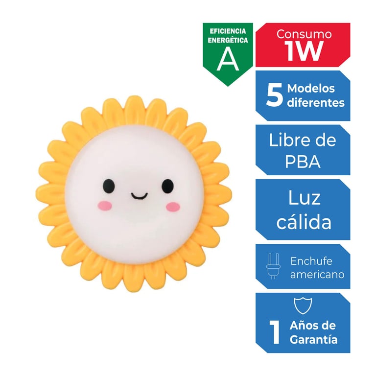 Luz Guía Infantil Girasol | Sodimac Falabella