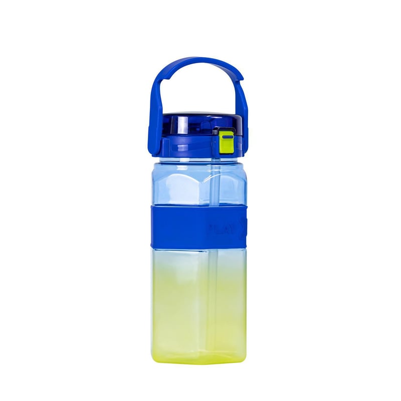 Botella Square 1.2Lt Electric Blue Green | Sodimac Falabella