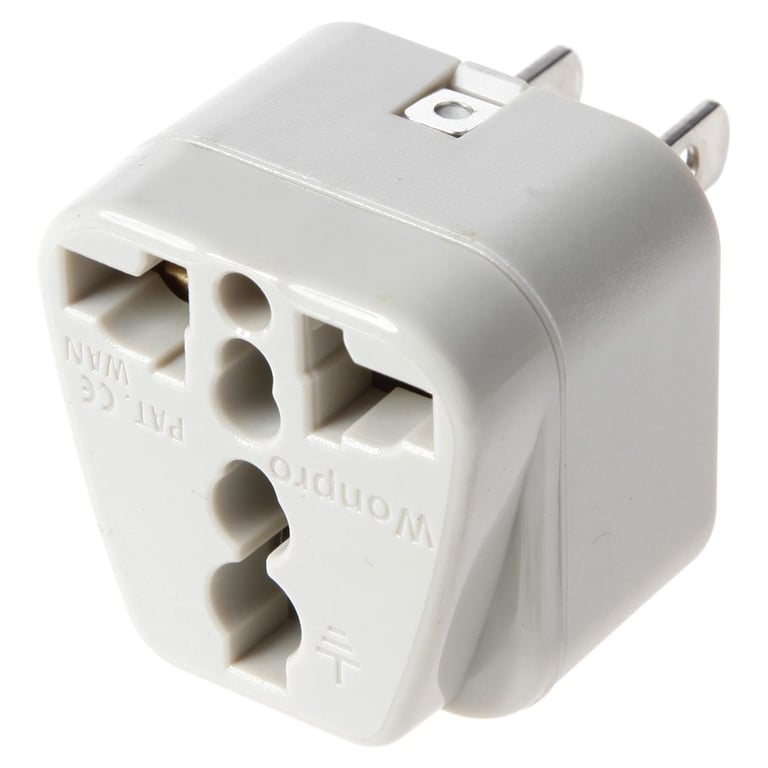 Adaptador universal Promatisa 10A 250V Color Gris | Sodimac Perú