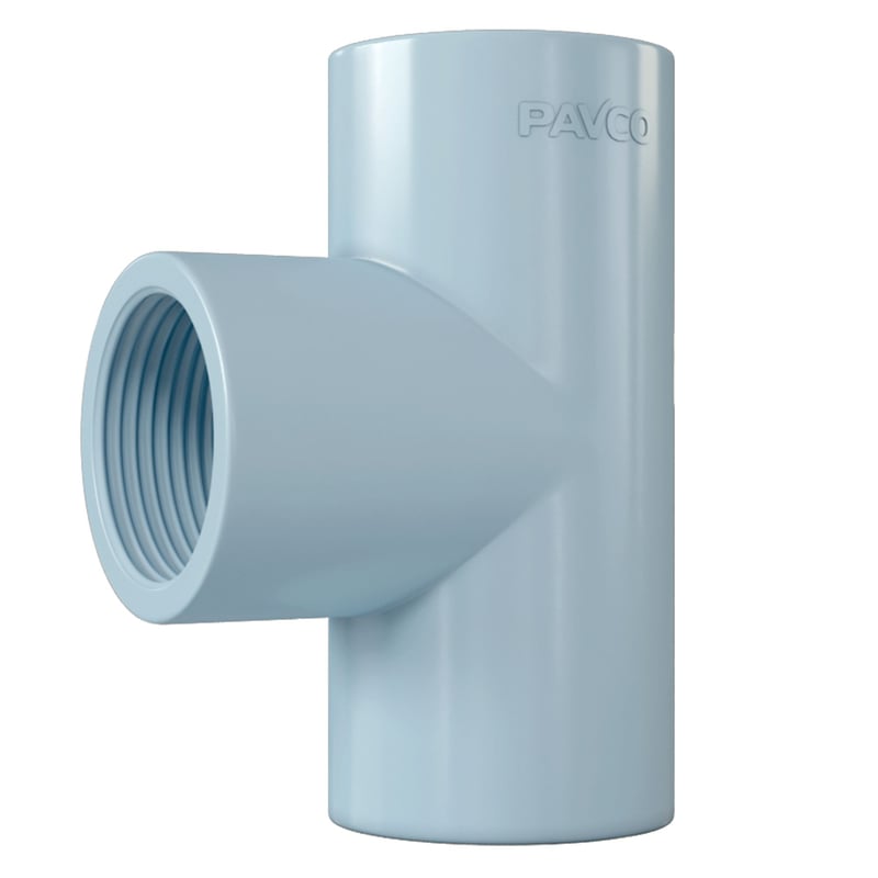 Tee PVC 2" CR para tubería roscada Pavco | Sodimac Perú