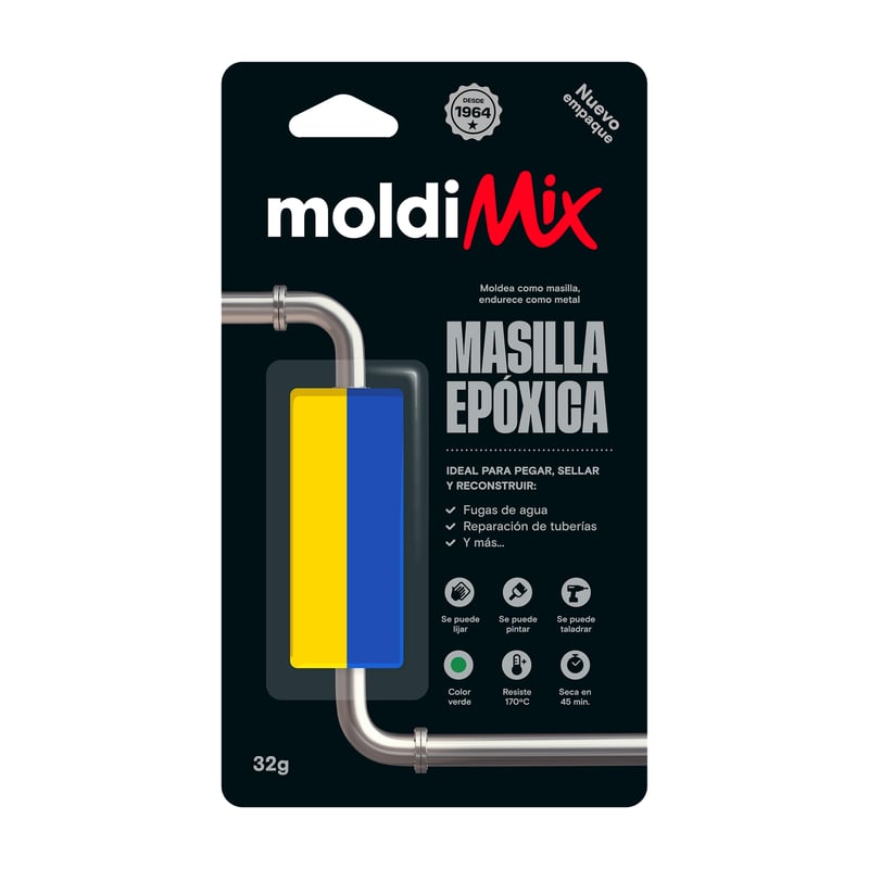 Adhesivo cinta moldeable Moldimix 32 gr | Sodimac Falabella