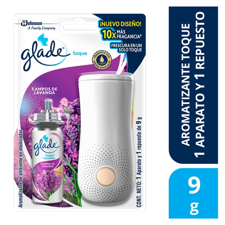 Ambientador Glade En Spray Campos De Lavanda 9Gr | Sodimac Falabella