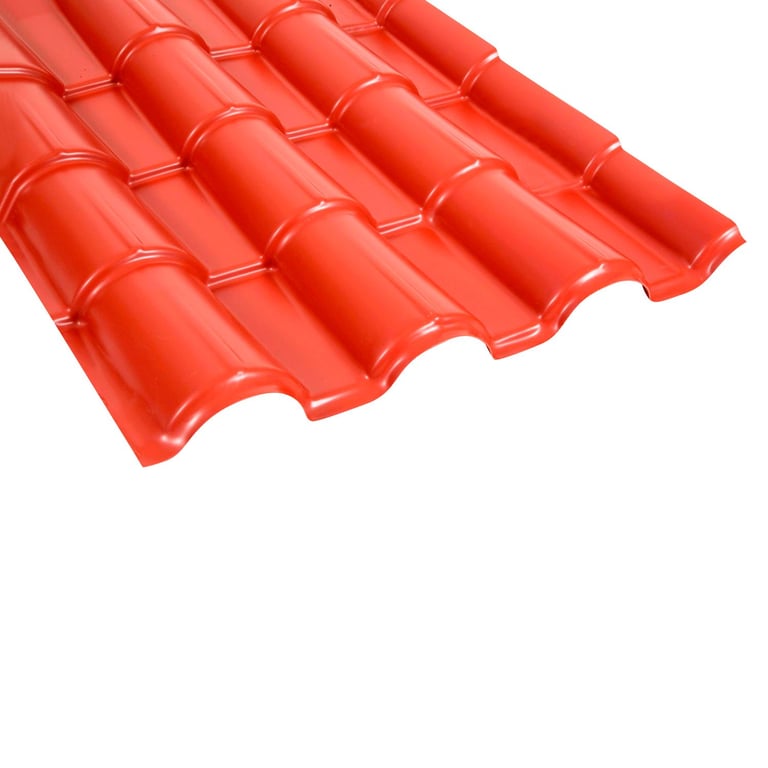 Teja Polipropileno 0.76x1.15mxmm Tejaforte Rojo | Sodimac Falabella