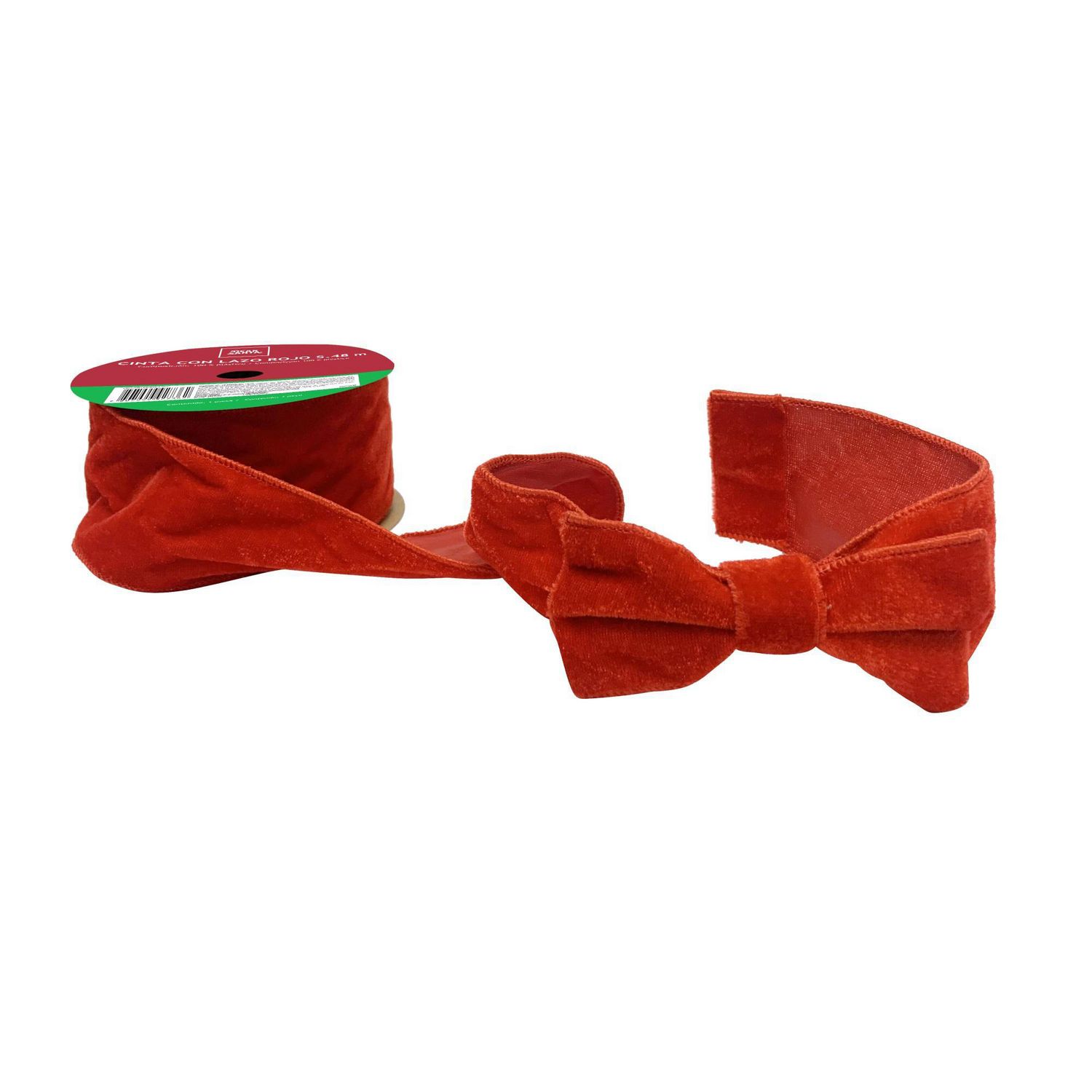 Cinta Navidad con Lazo Rojo 5m | Sodimac Falabella