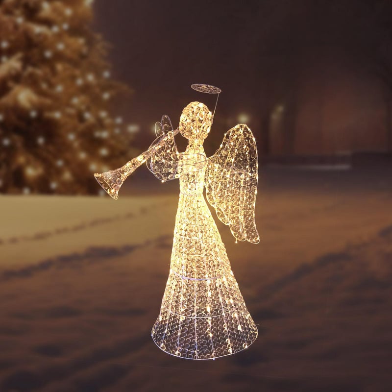 Ángel Iluminado 312 Luces LED Navidad | Sodimac Falabella