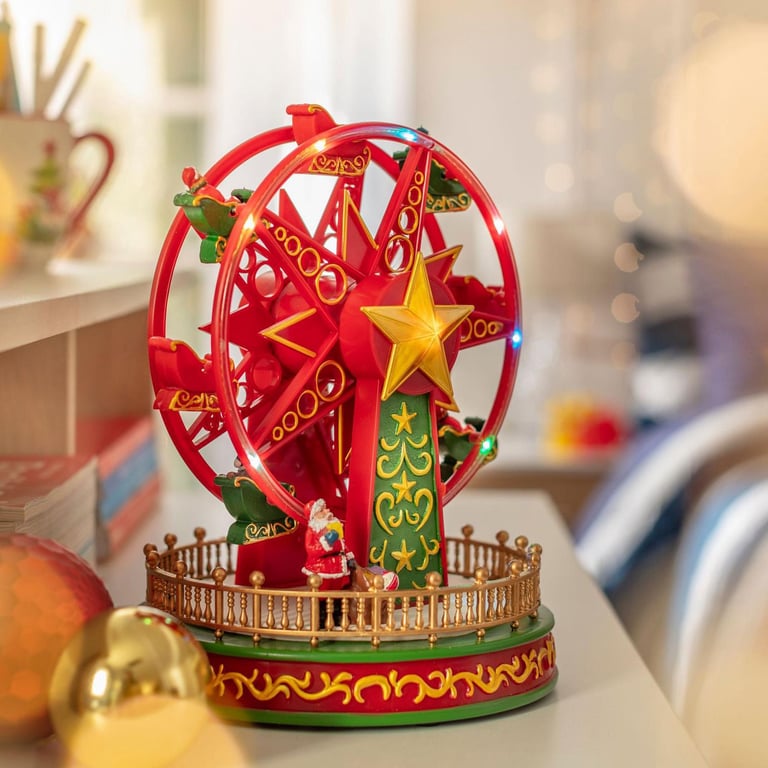 Rueda Musical LED sin Batería Navidad 23cm | Sodimac Falabella
