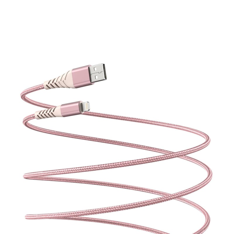 Cable USB a Lightning 3m Rose gold | Sodimac Falabella