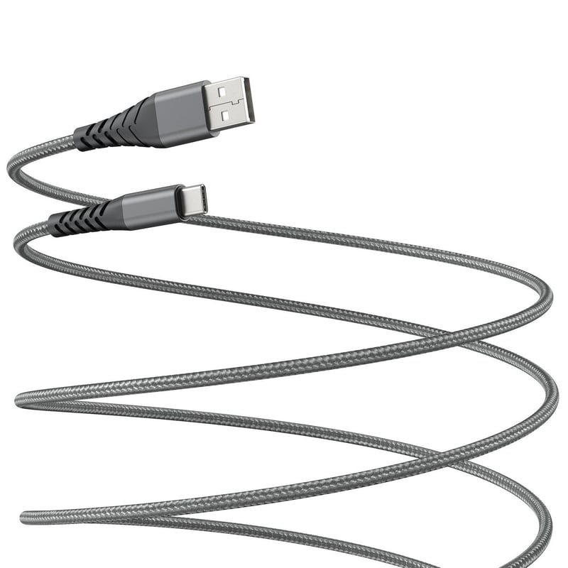 Cable USB A Tipo C 3m Grafito | Sodimac Falabella