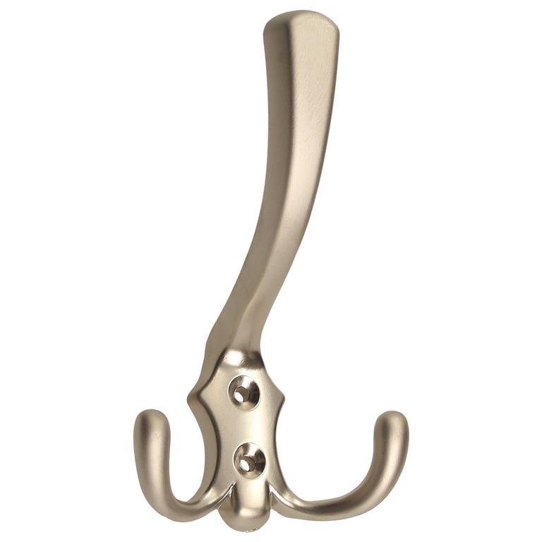 Colgador Gancho Triple ZAMAK Níquel Mate | Sodimac Perú