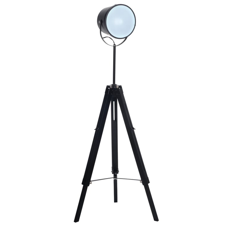 Lámpara de Pie Foco Negro E27 30W | Sodimac Falabella