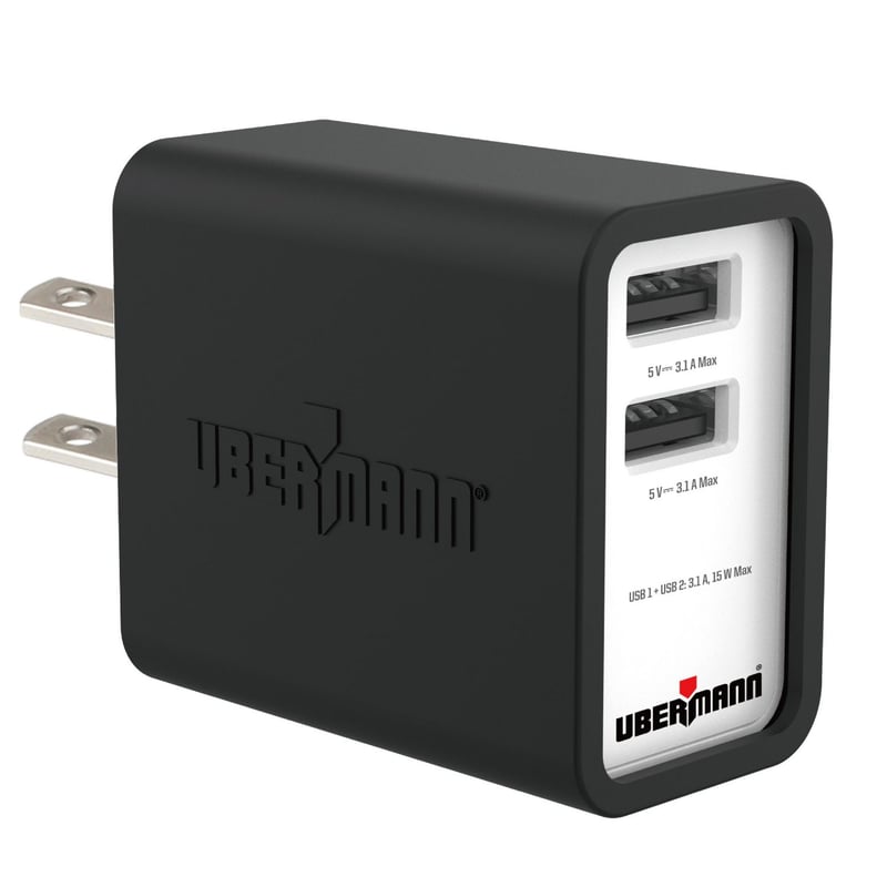 Cargador USB 2 de Pared Ubermann | Sodimac Perú
