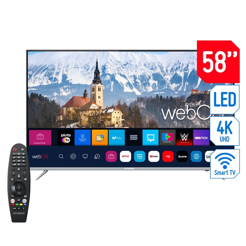 Televisor Hyundai Smart UHD 4K 58" HYLED5808W4KM (2022) | Sodimac Falabella