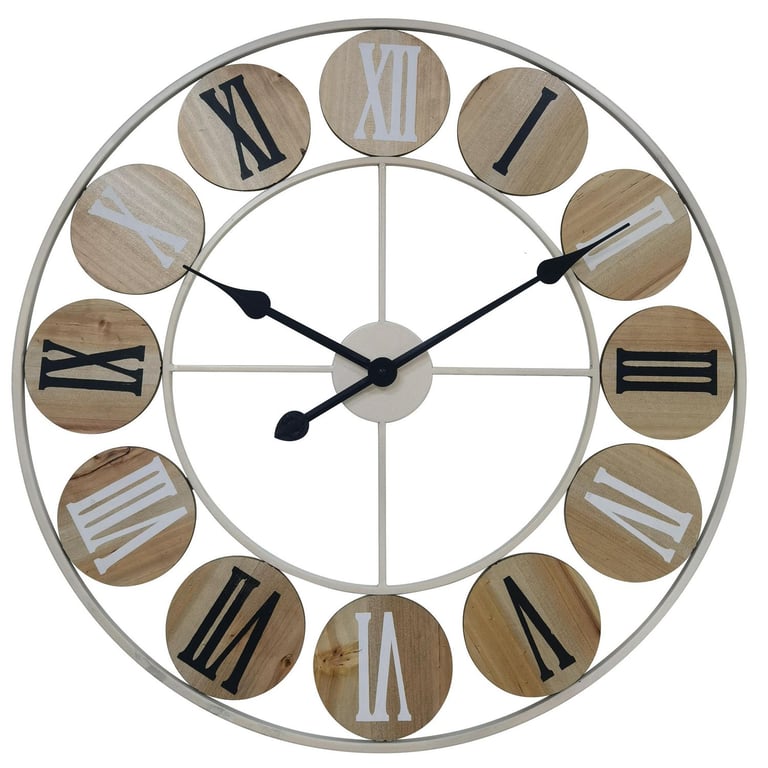 Reloj de Pared Román 60x60cm | Sodimac Falabella