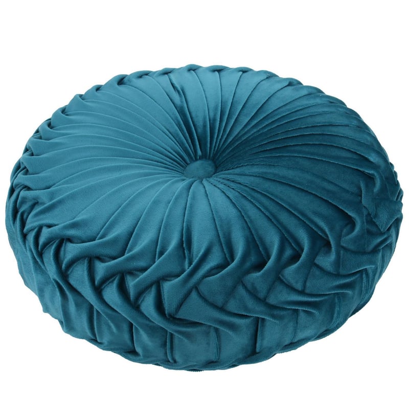 Cojín Velvet Turquesa 45cm | Sodimac Falabella