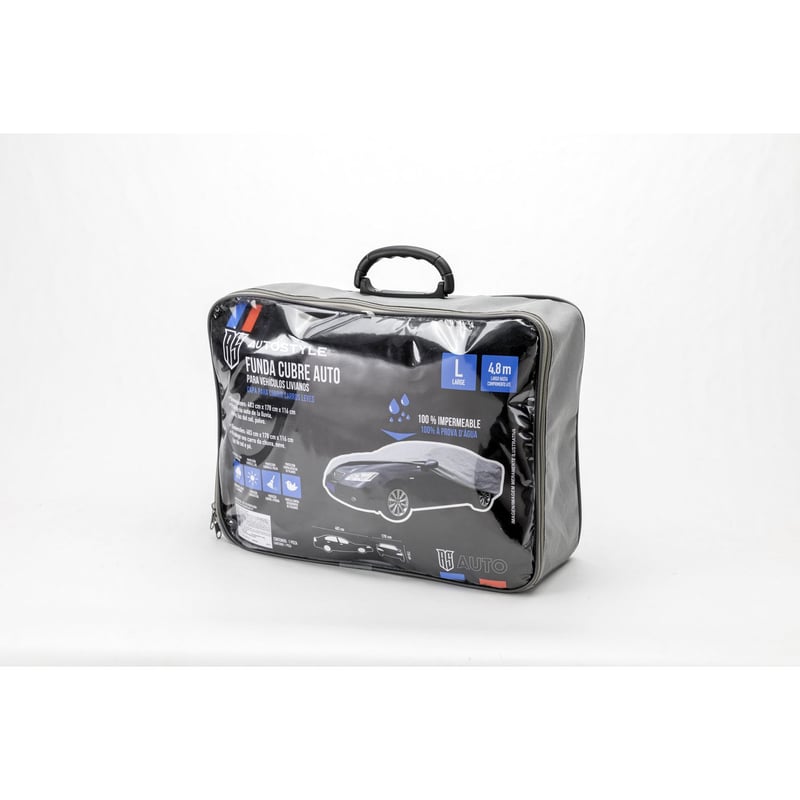 Cubre Auto de Poliéster L483 Gris Talla S | Sodimac Falabella