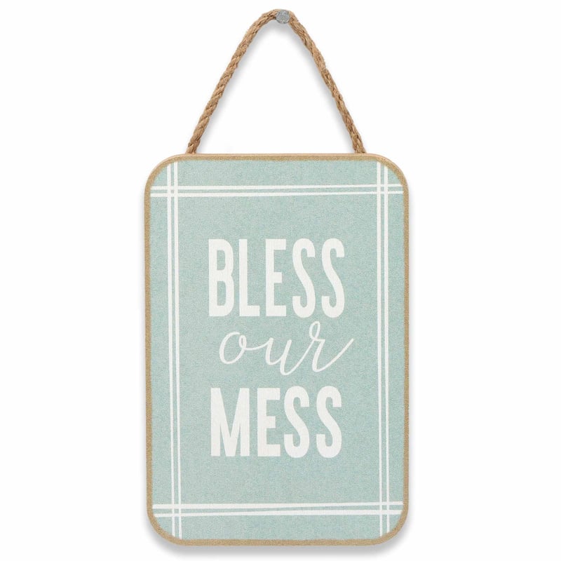 Cuadro Colgante Bless our Mess | Sodimac Falabella