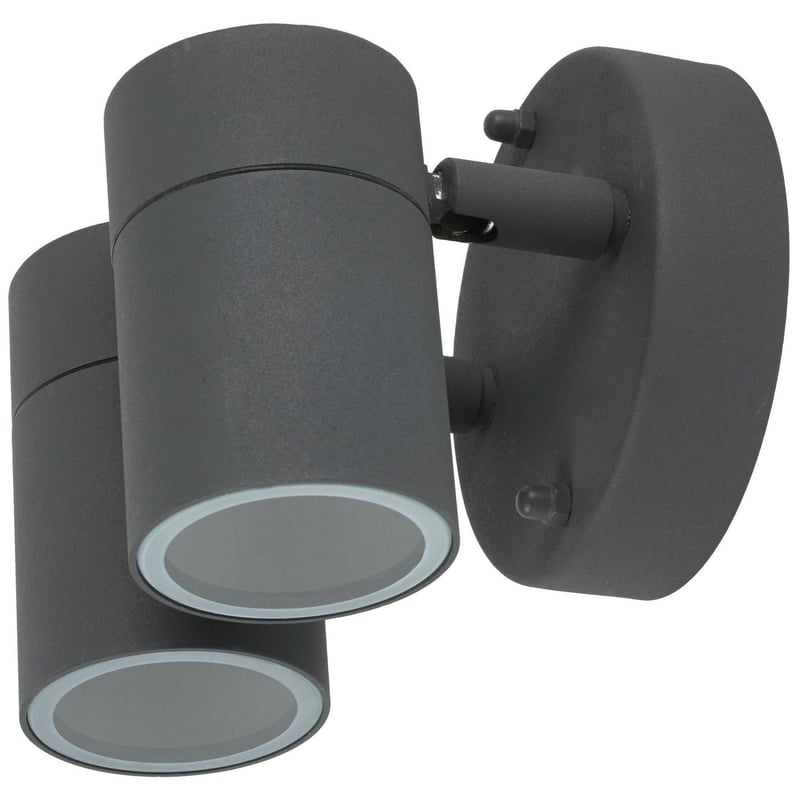 Braquete De Pared Exterior Led Seoul Duo Gris Oscuro | Sodimac Falabella