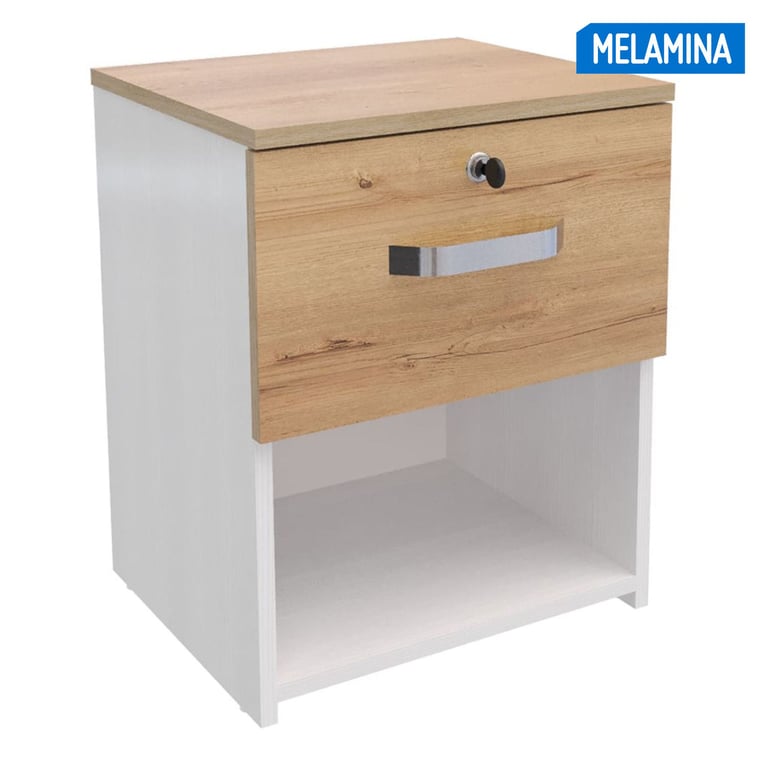 Velador 1 Cajón Melamina Duna | Sodimac Falabella