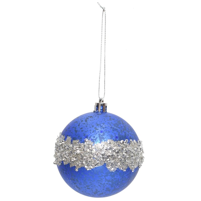 Esfera Navideña Color Azul | Sodimac Falabella