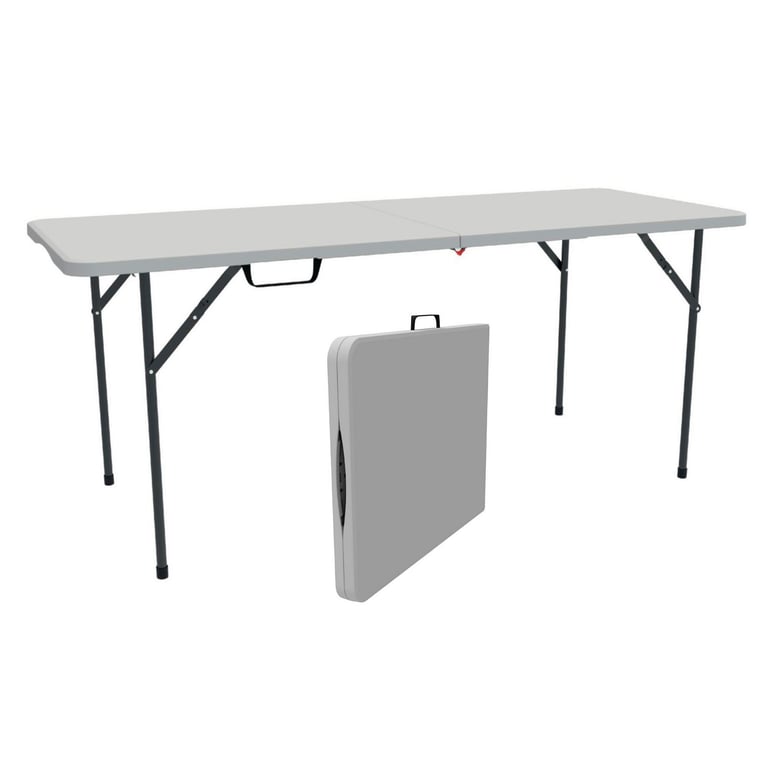 Mesa Plegable Rectangular Blanca 180CM | Sodimac Falabella