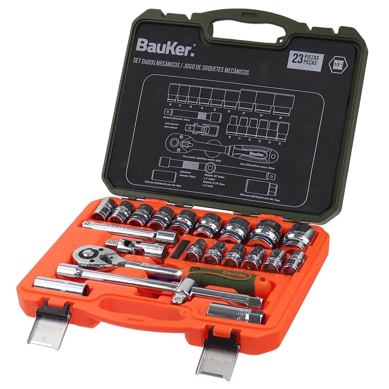 Set Dados Mecan0 523Pz Bauker | Sodimac Falabella