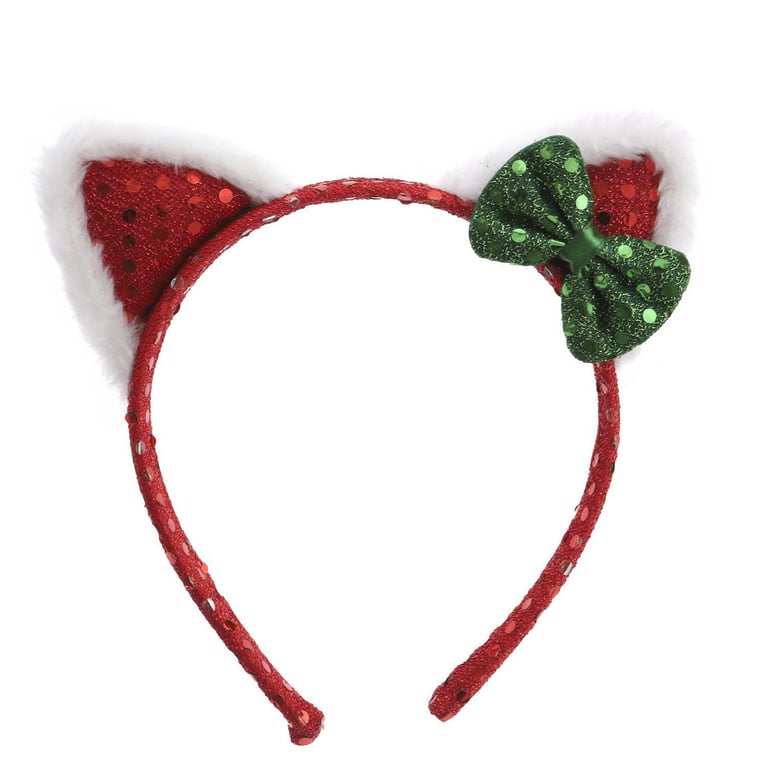 Cintillo De Metal Oreja Gato Rojo | Sodimac Falabella