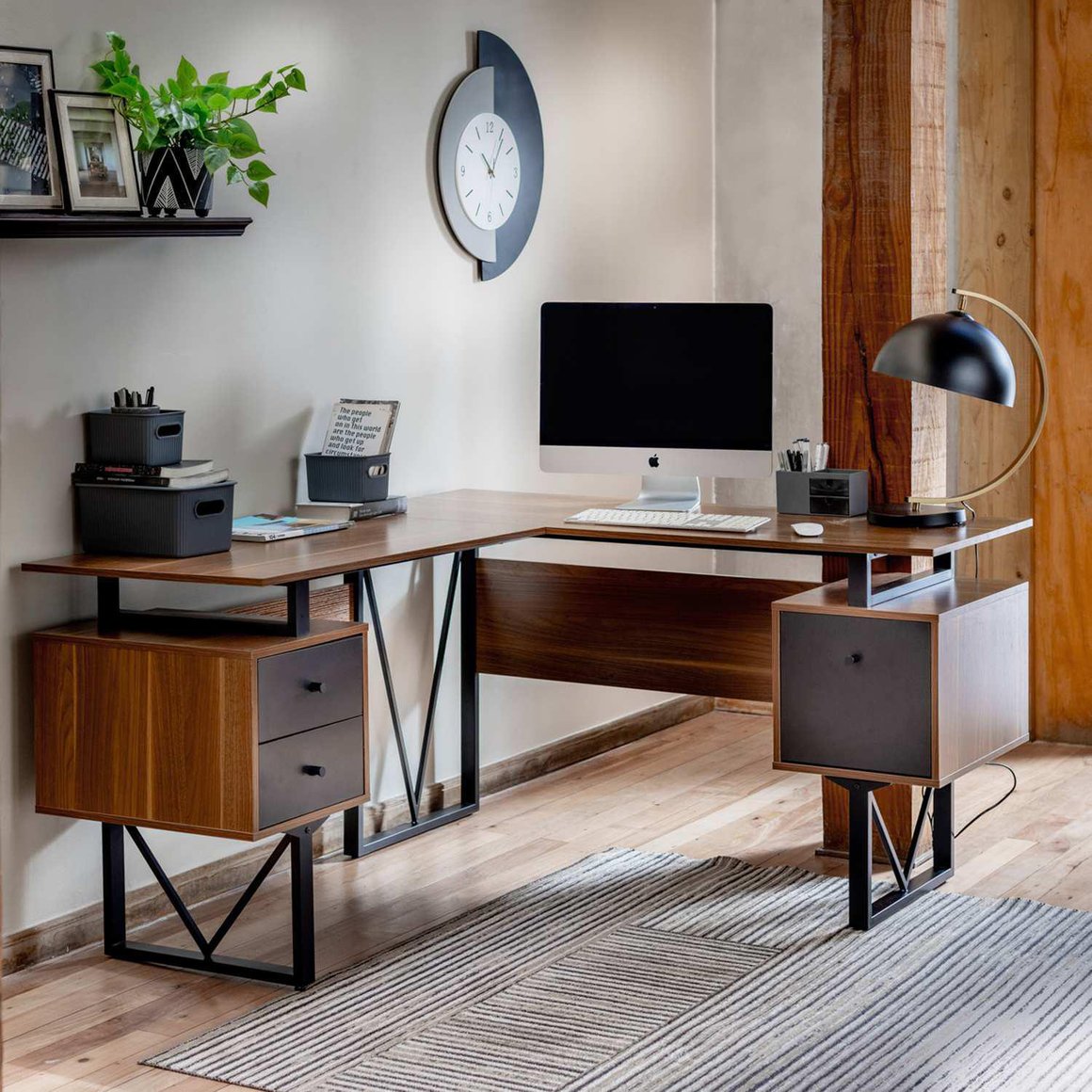 Escritorio en L Berlin | Sodimac Falabella