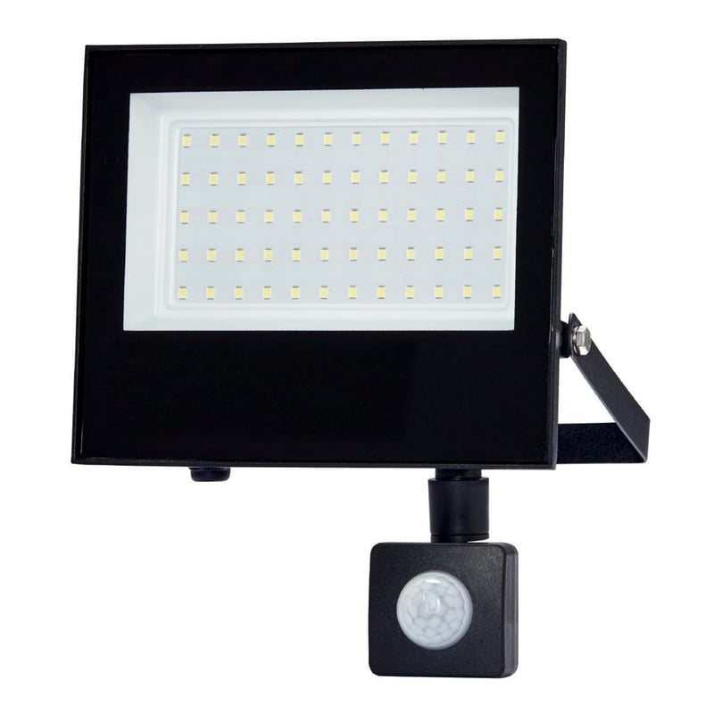 Reflector Led 50W Luz Fría Negro Halux | Sodimac Falabella