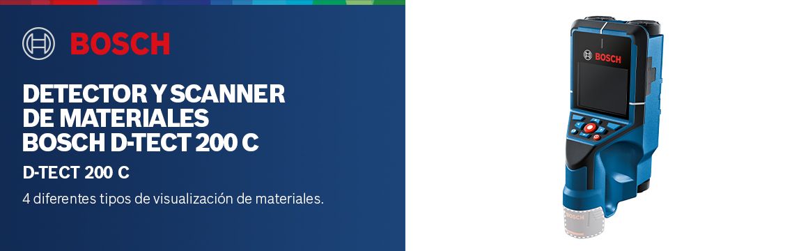 Detector de Materiales 20cm D-TECT 200 C Bosch | Sodimac Falabella