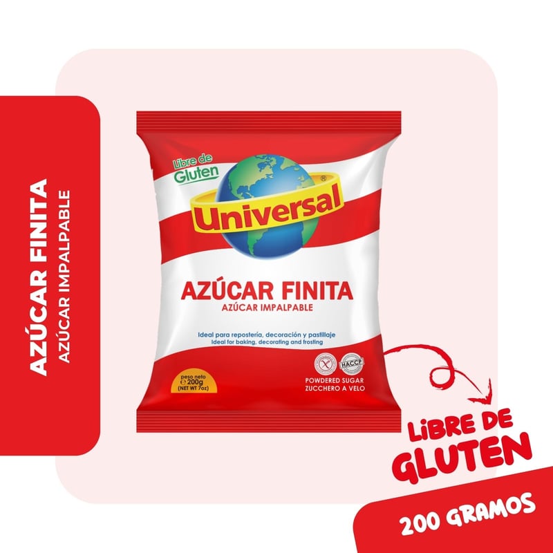 Azúcar Impalpable Universal 200 g | Tottus Perú