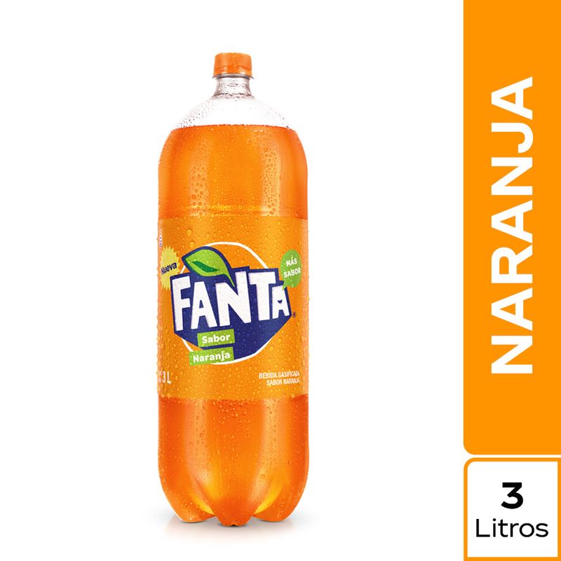 Gaseosa Fanta sabor Naranja 3 L | Tottus Perú