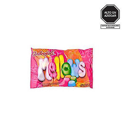 Marshmallow Ambrosoli Mellows Surtido Empaque 230 g | Tottus Perú