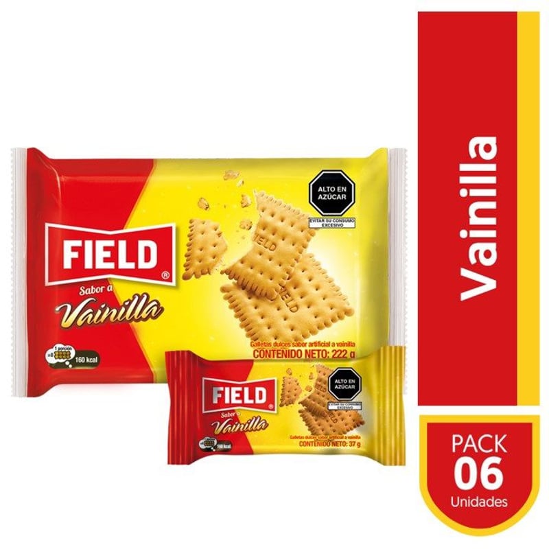 Galleta de Vainilla Field Pack 6 Unidades | Tottus Perú