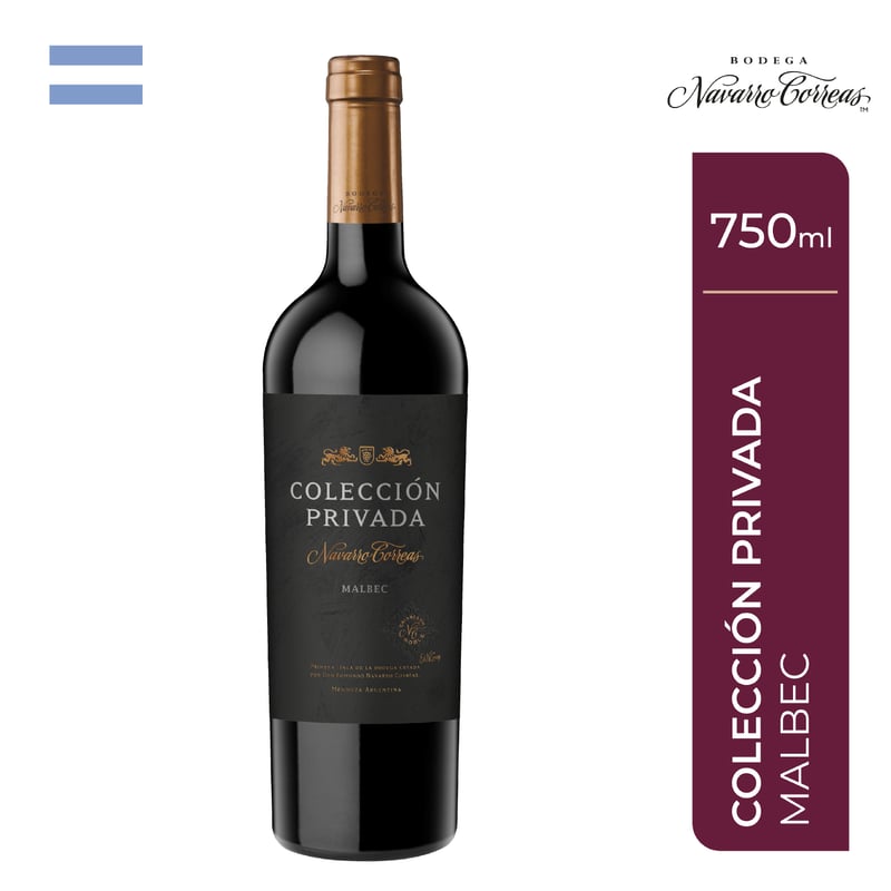 Vino Navarro Correas Colección Privada Malbec 13° 750 mL | Tottus Perú