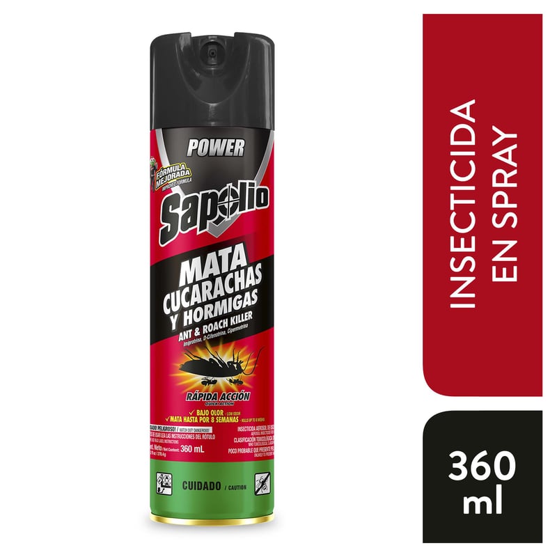 Insecticida Sapolio Mata Cucarachas Envase 360 mL | Tottus Perú