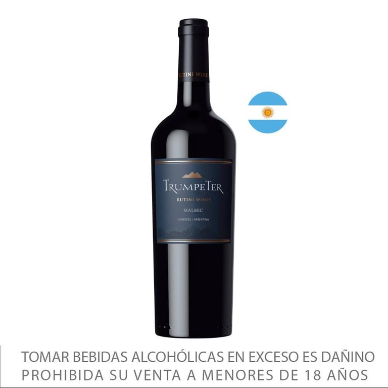 Vino Trumpeter Tinto Malbec Botella 750 mL | Tottus Perú