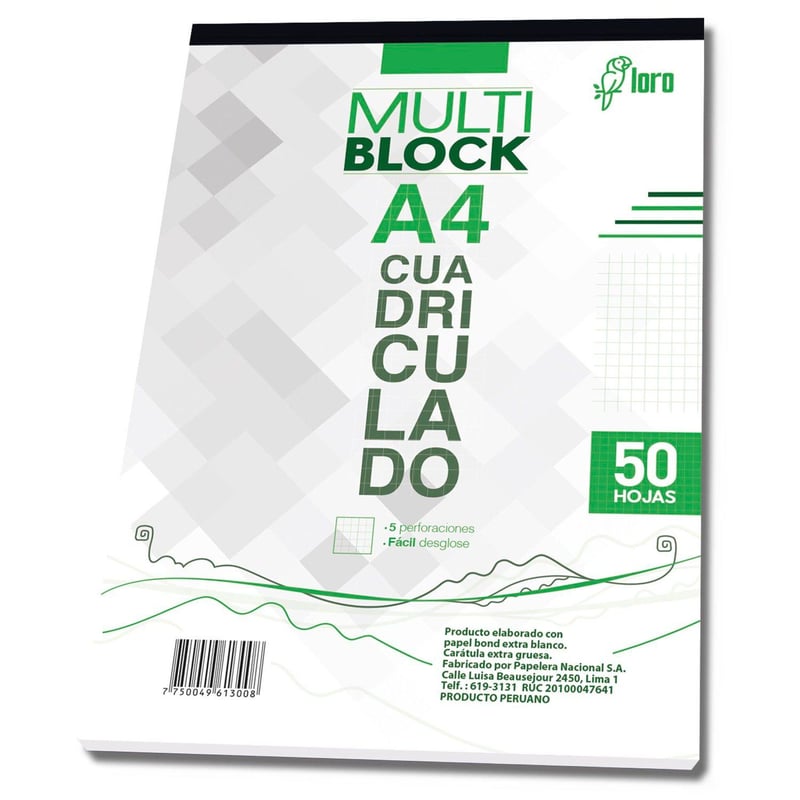Block A4 50 hojas cuaderno diseño | Tottus Perú